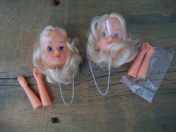 Materials Craft Supplies & Tools Fibre Craft doll parts head and hands ...