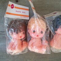 Vintage Plastic Doll - Etsy