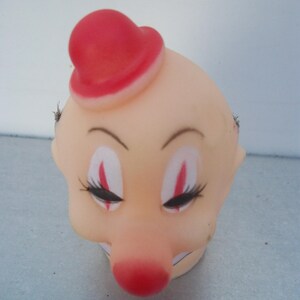 Hairless 3 Inch Clown Head With Hands as Is - Etsy
