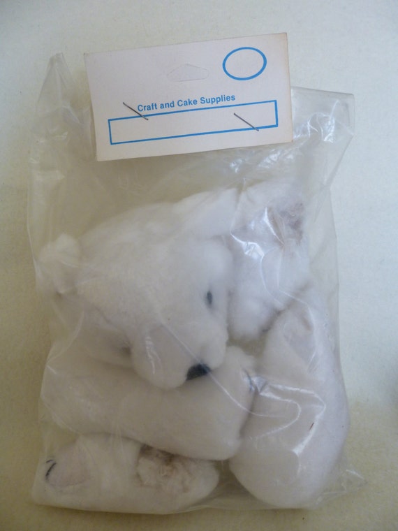 Packaged Little Plush Polar Bear Craft Kit | Etsy