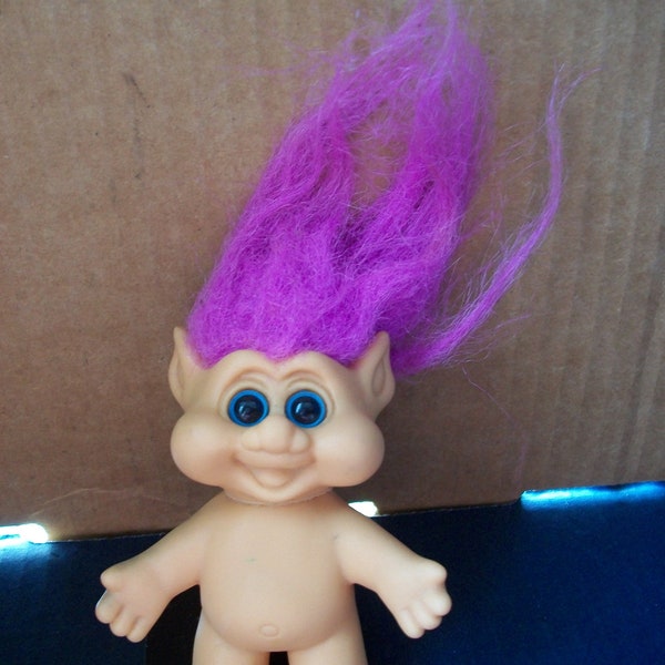 Purple Hair Troll - Etsy