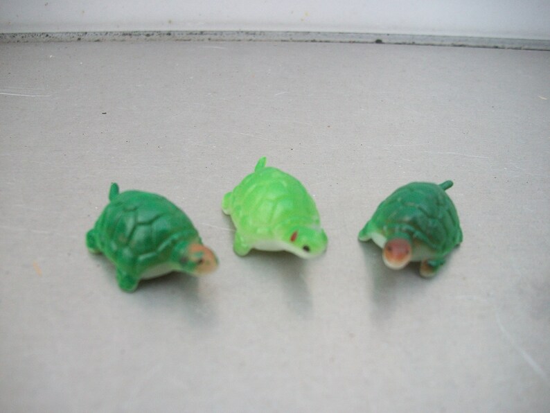 Six Packs Vintage Fibrecraft Miniature Turtles in Factory Box | Etsy