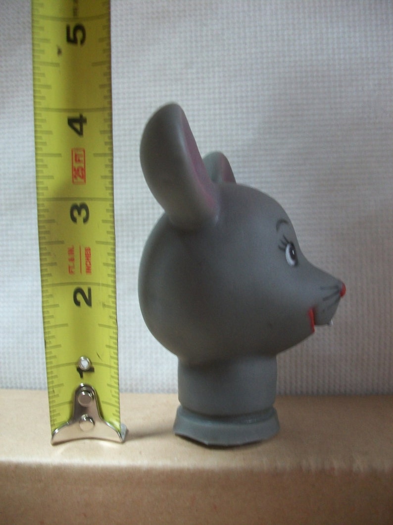 Plastic/vinyl Grey Mouse Doll/puppet Head - Etsy