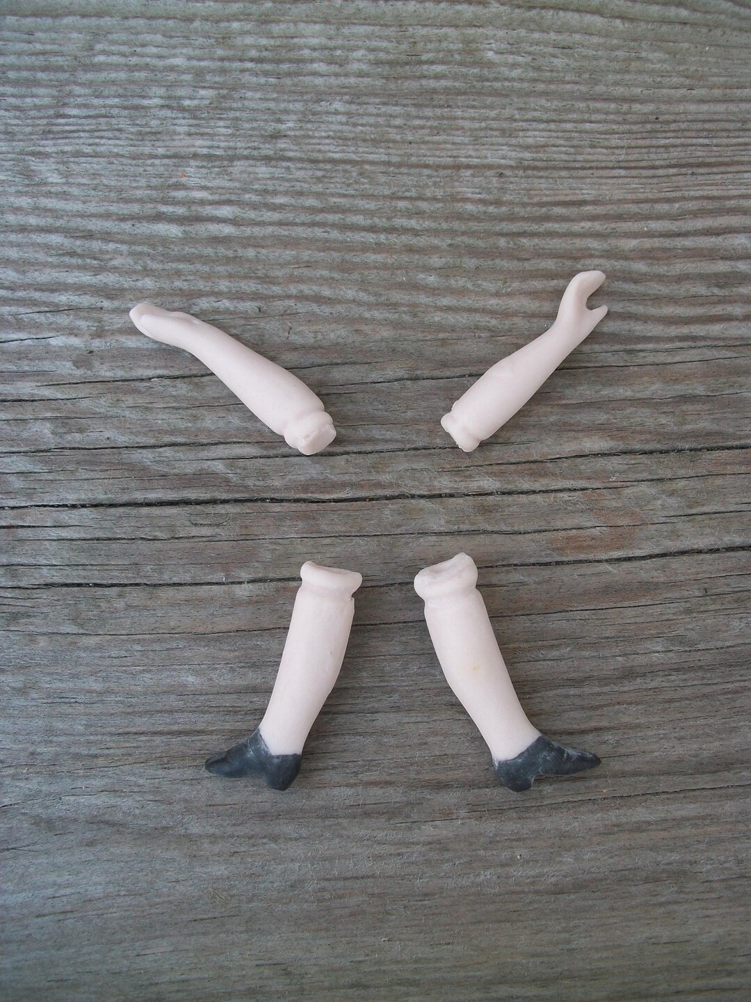 Miniature Porcelain Doll Limbs With Shoes - Etsy