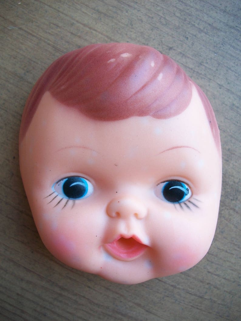Vintage Plastic Vinyl 4-inch Baby Doll Face and Hands Set | Etsy