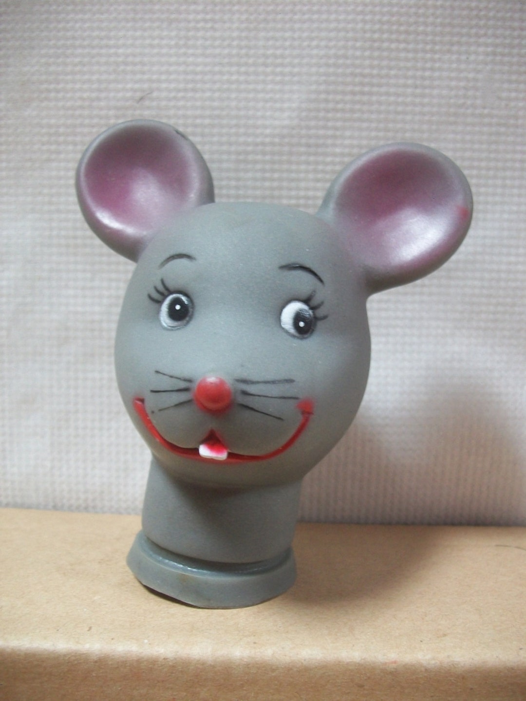 Plastic/vinyl Grey Mouse Doll/puppet Head - Etsy