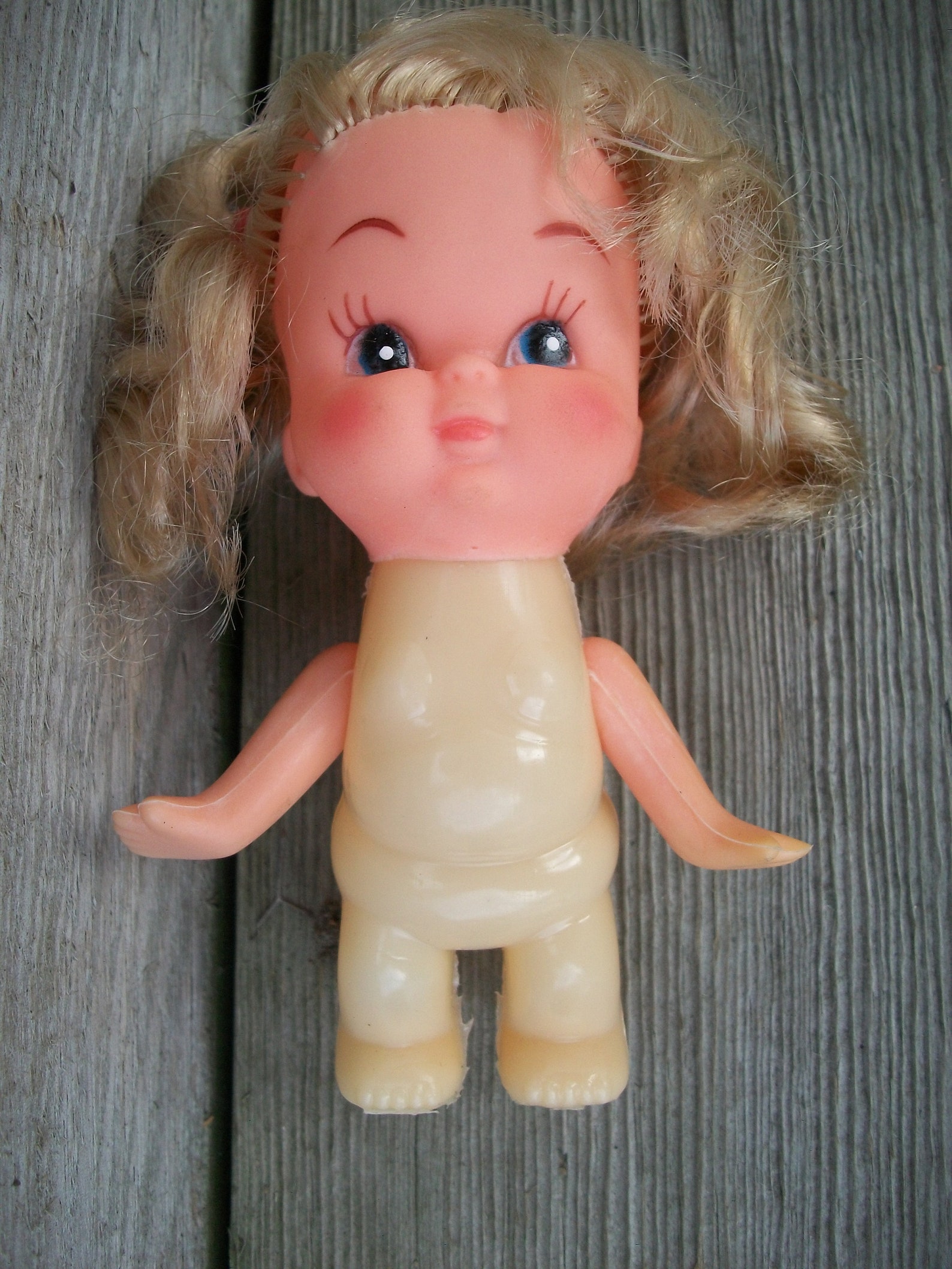Small Vintage Mangelsen's 5-inch Plastic Doll: - Etsy