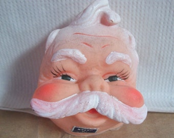 Plastic Santa Face | Etsy