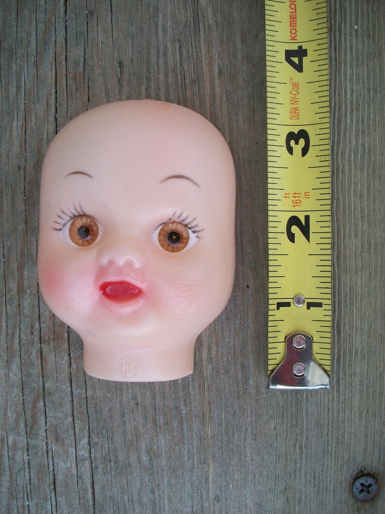 Vintage 3-inch Soft Plastic Doll Face Mask - Etsy