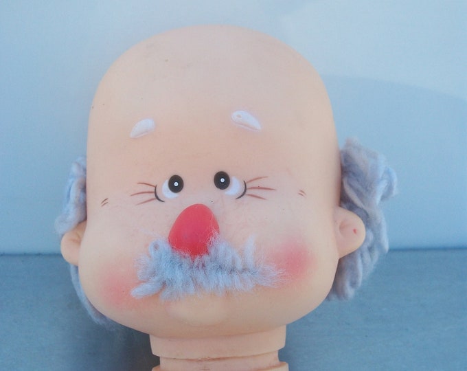Vintage Goofy Hobo Clown Soft Plastic Head - Etsy