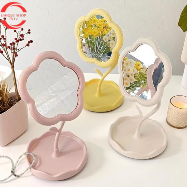 Makeup Table With Mirror - Etsy