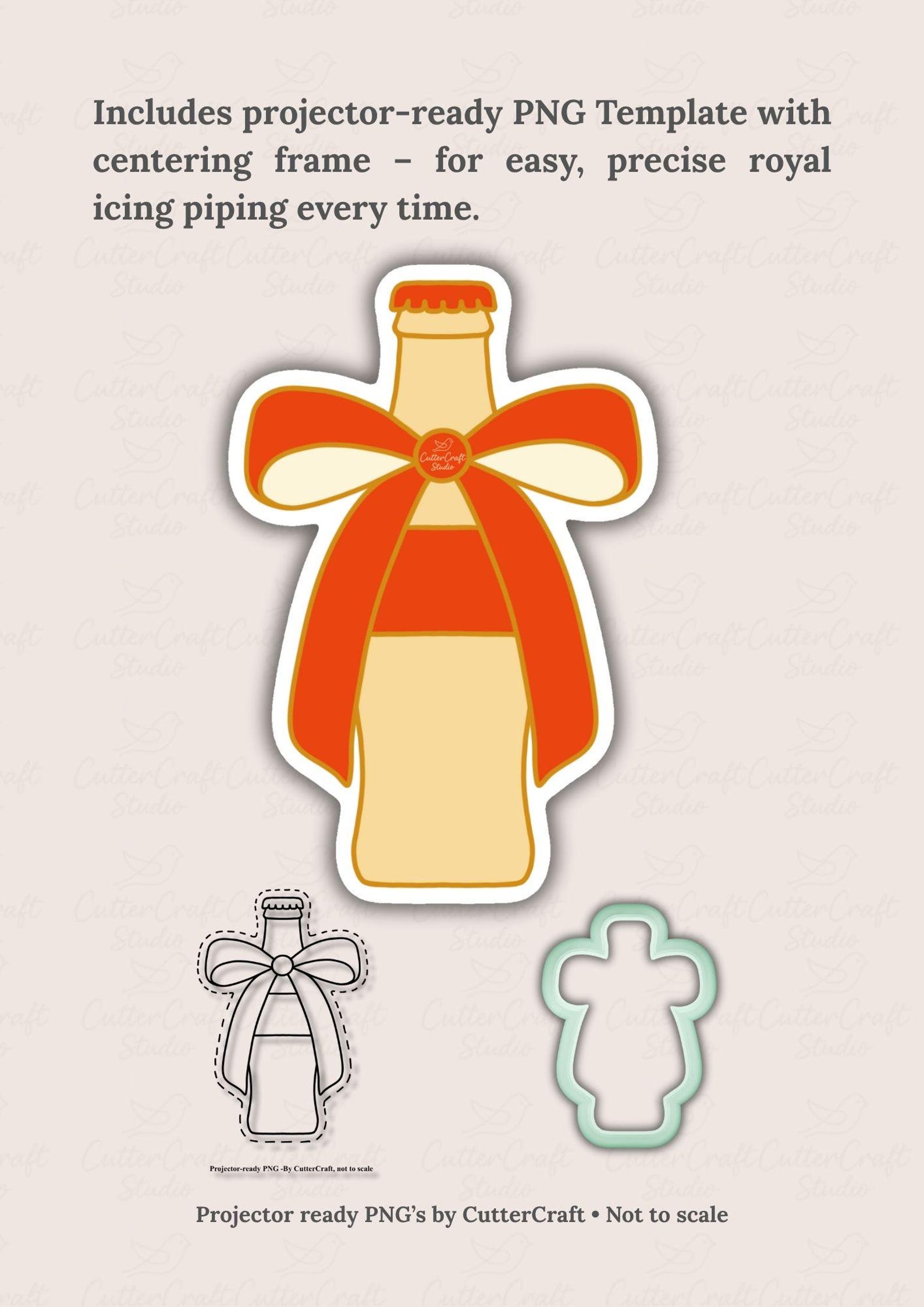 Soda Bottle Cookie Cutter STL | Retro Cola Bottle With Bow | Ready to ...