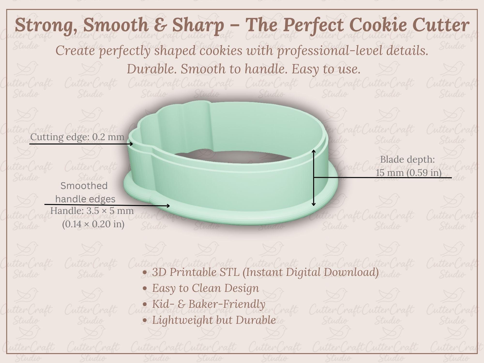 Soda Bottle Cookie Cutter STL | Retro Cola Bottle With Bow | Ready to ...