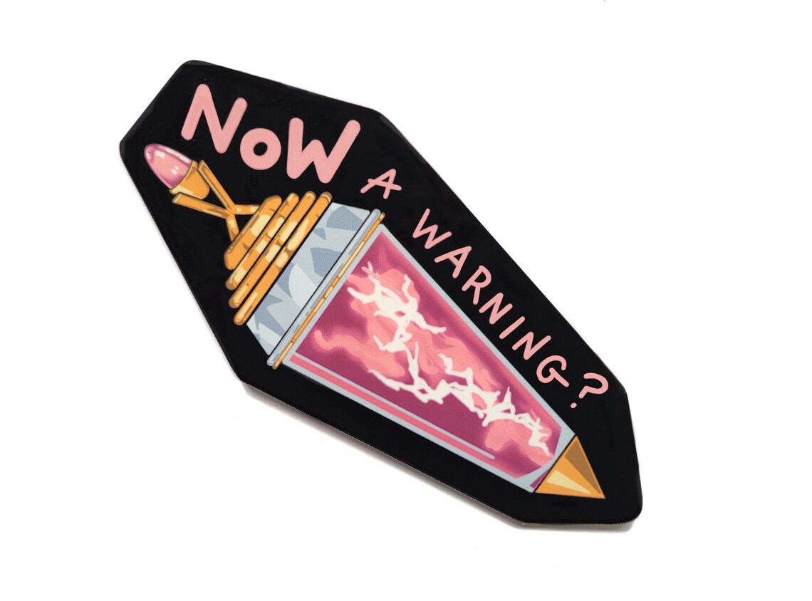 NOW A Warning? Death Becomes Her Potion Sticker // Approx 4" Glossy ...