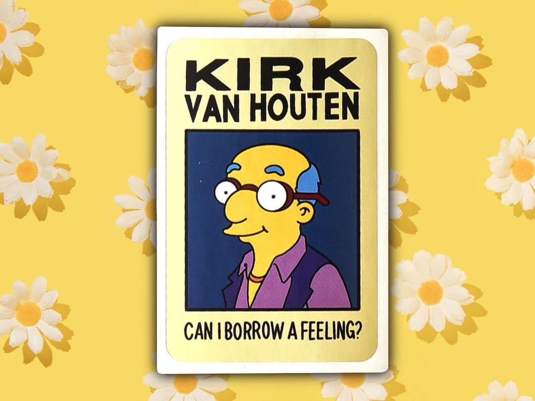 Can I Borrow A Feeling? Simpsons Sticker // 2x3” Matte Vinyl Sticker ...