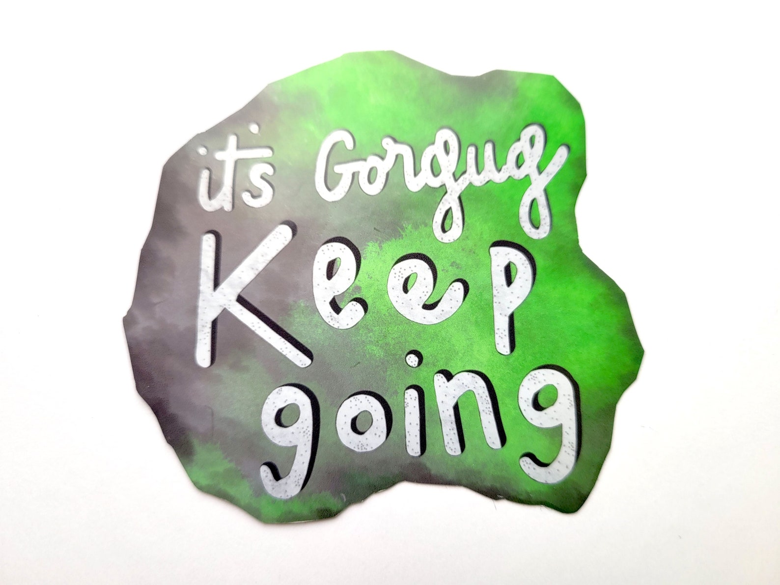 It's Gorgug Keep Going Sticker // Approx 3.5 Glossy - Etsy