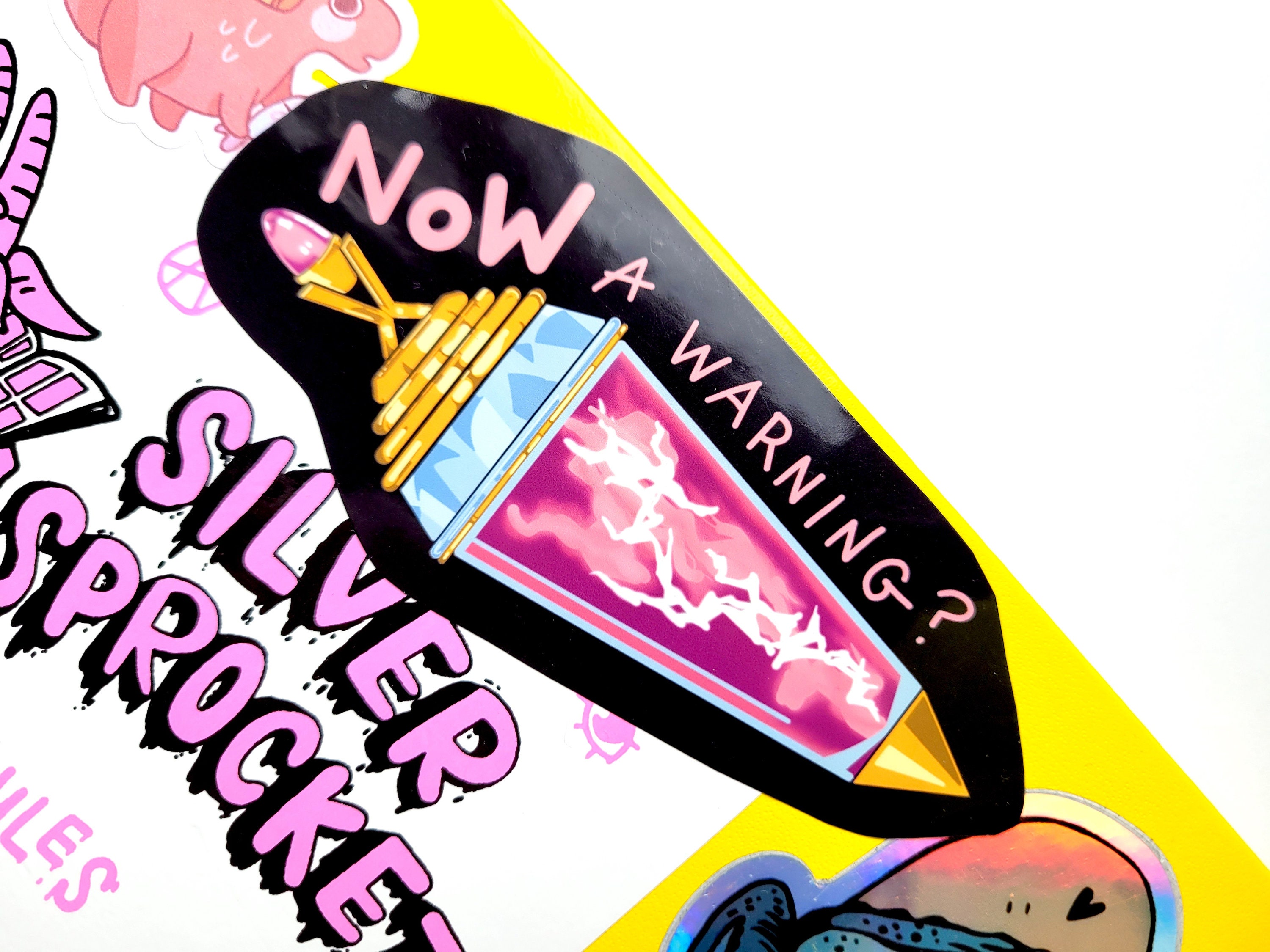 NOW A Warning? Death Becomes Her Potion Sticker // Approx 4" Glossy ...