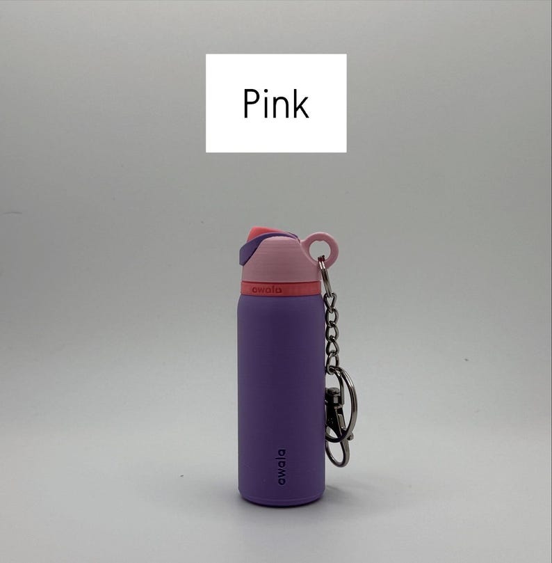 Mini Owala Freesip Inspired 3D Printed Keychain and Chapstick Holder ...