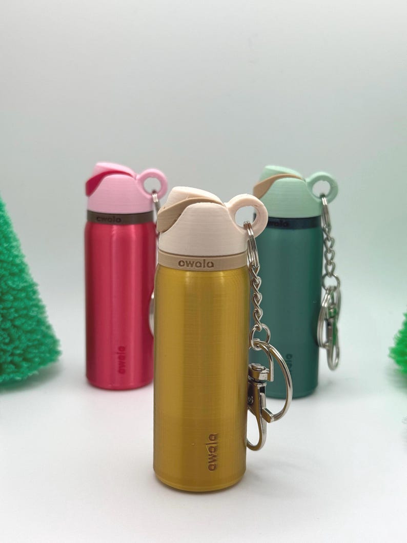 NEW Mini Owala Freesip Inspired 3D Printed Keychain & Chapstick Holder ...