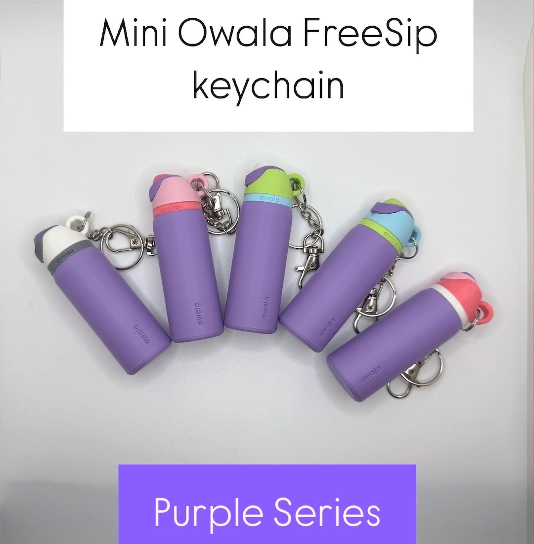 Mini Owala Freesip Inspired 3D Printed Keychain and Chapstick Holder ...