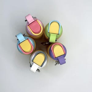 Mini Owala Freesip Inspired 3D Printed Keychain and Chapstick Holder ...