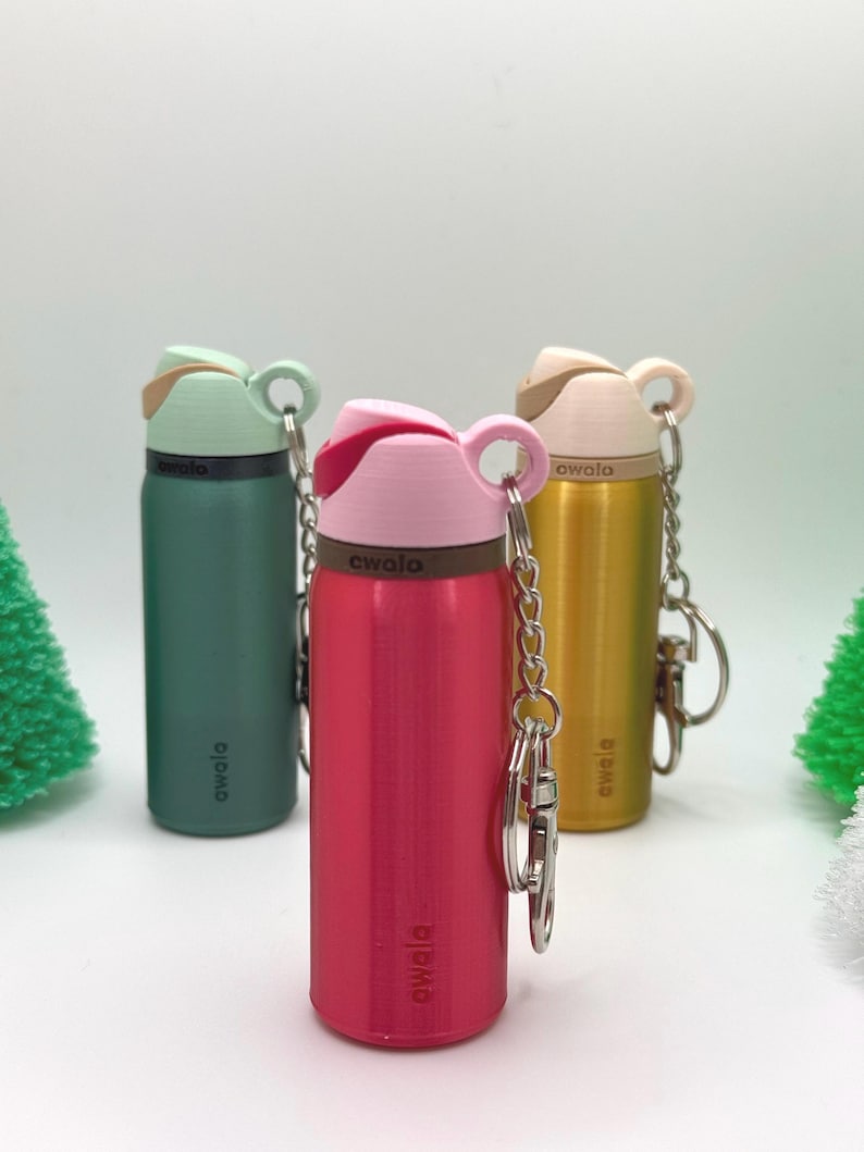 NEW Mini Owala Freesip Inspired 3D Printed Keychain & Chapstick Holder ...