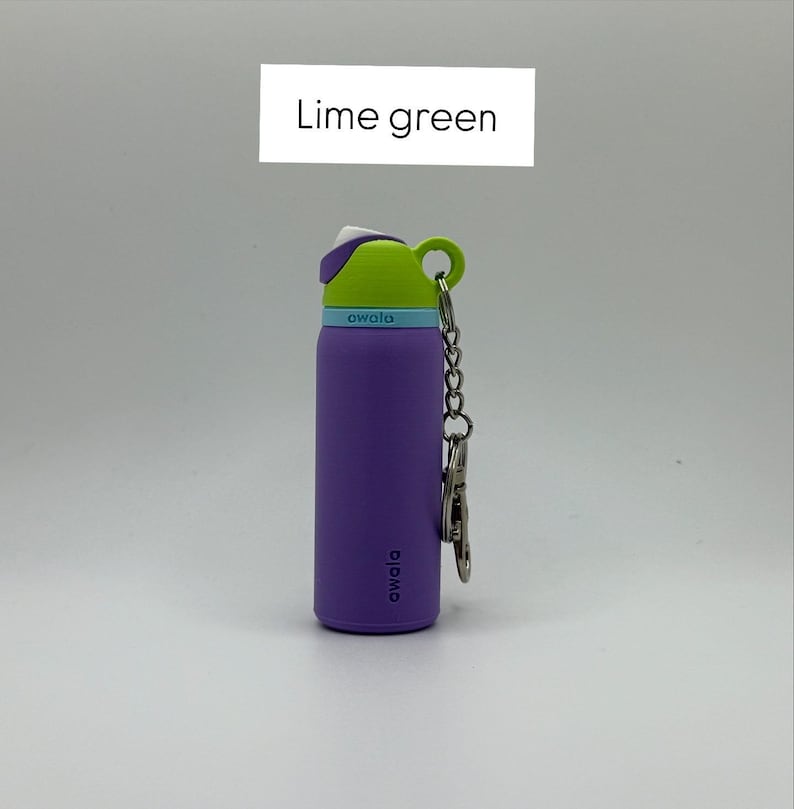 Mini Owala Freesip Inspired 3D Printed Keychain and Chapstick Holder ...
