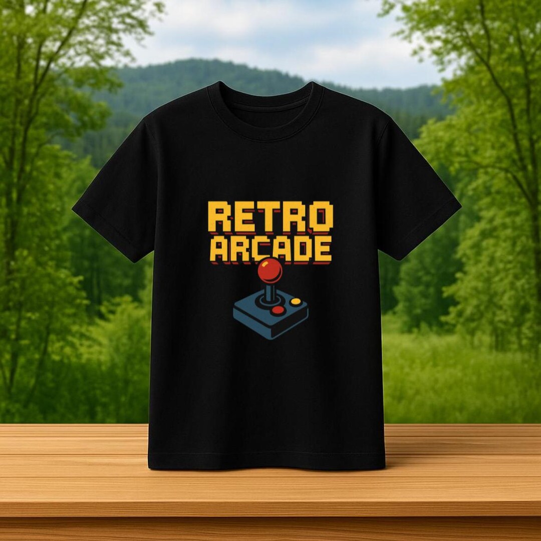 Retro Arcade T-shirt - 80s Video Game Themed Unisex Gamer T-shirt ...