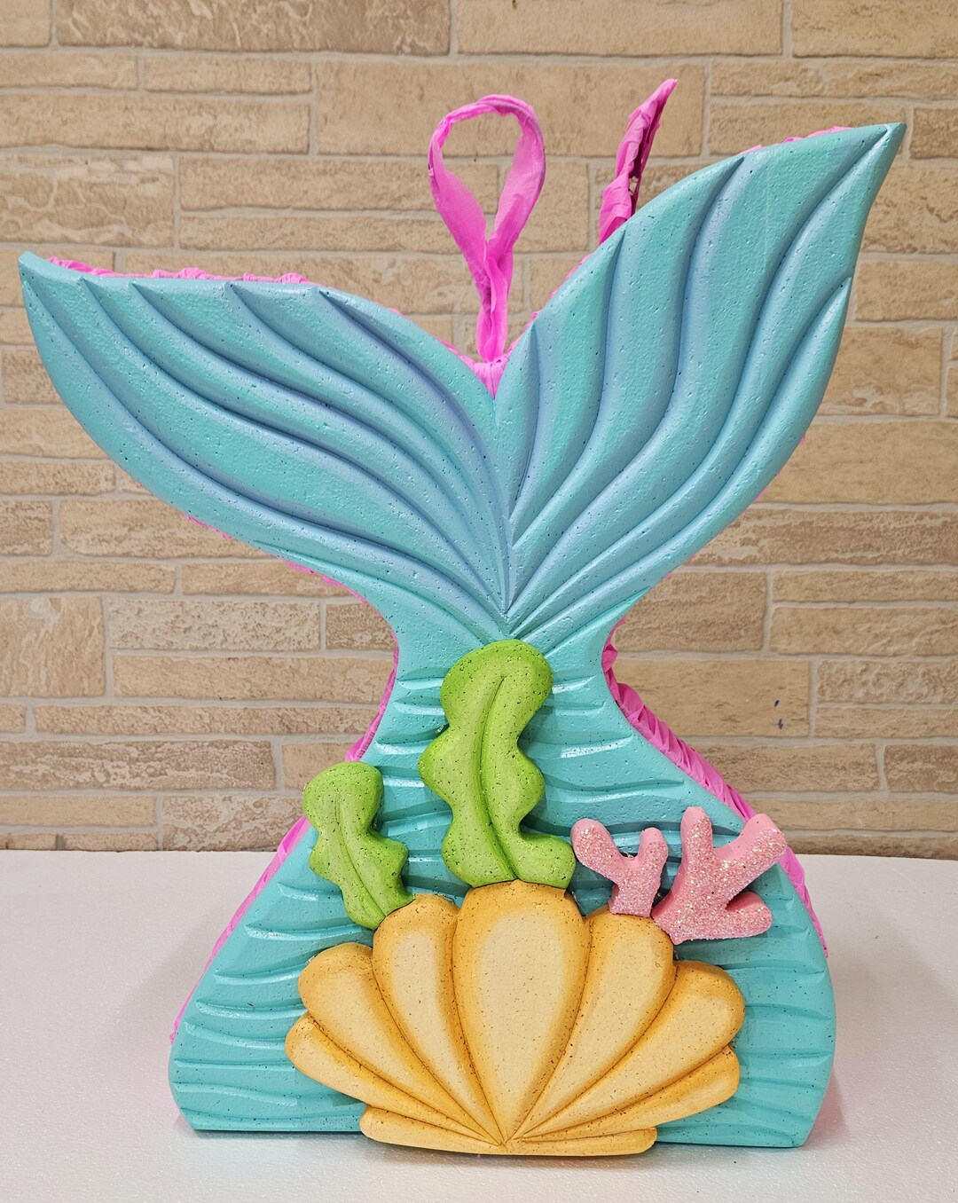 Handmade Mermaid Tail Pinata: Party Decoration, Holds 20 Lbs - Etsy