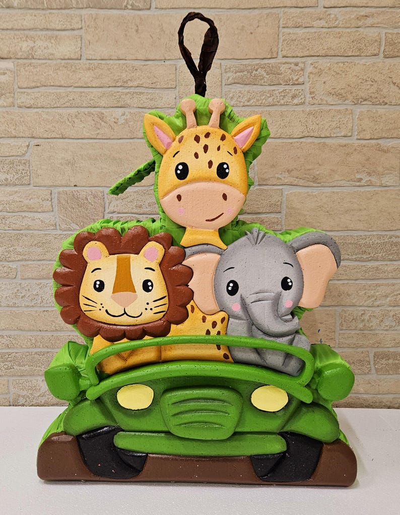 Safari Pinata /safari/ Jungle Wild Animals Pinata - Etsy