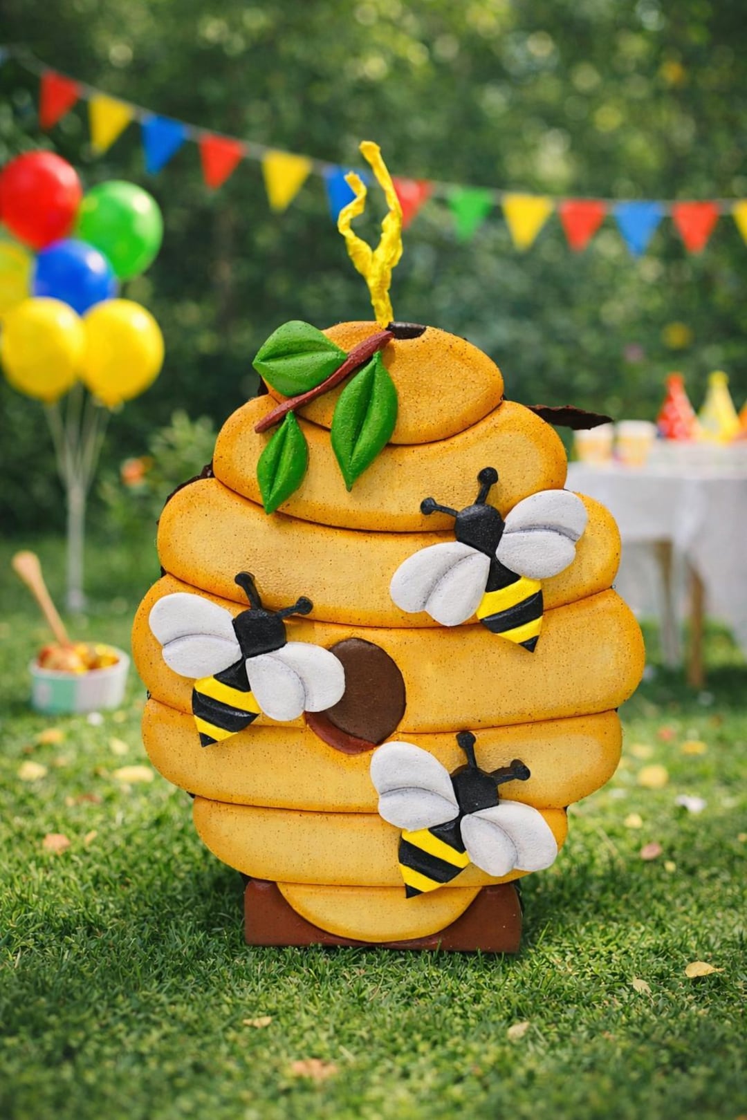 Handmade Honey Bee Pinata: Beehive Party Decoration - Etsy