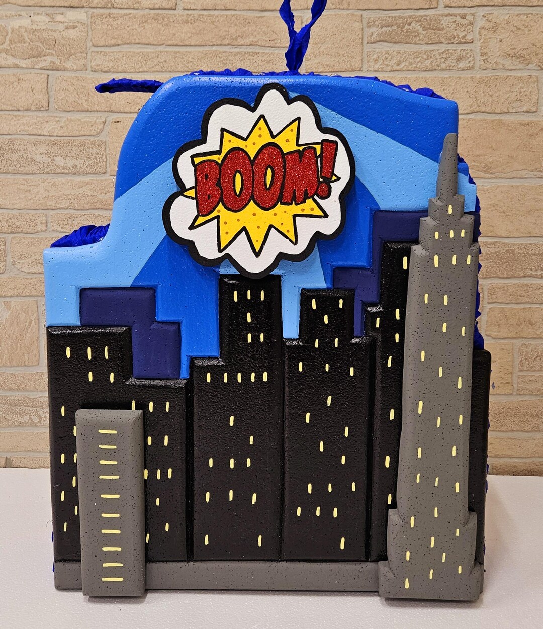 Handmade Superhero Pinata: Custom Party Decoration - Etsy