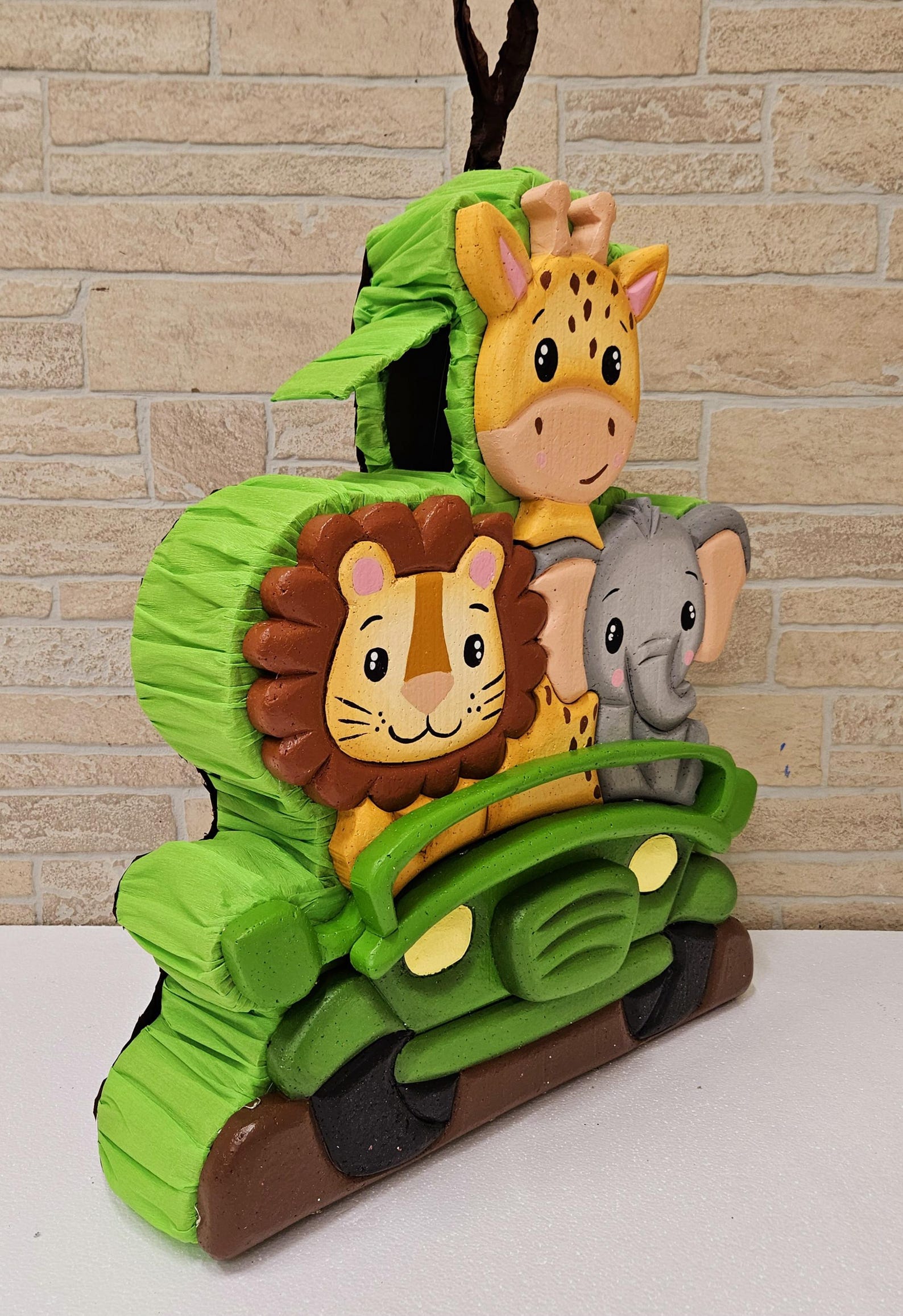 Safari Animals Pinata: Handmade Jungle Party Decoration - Etsy