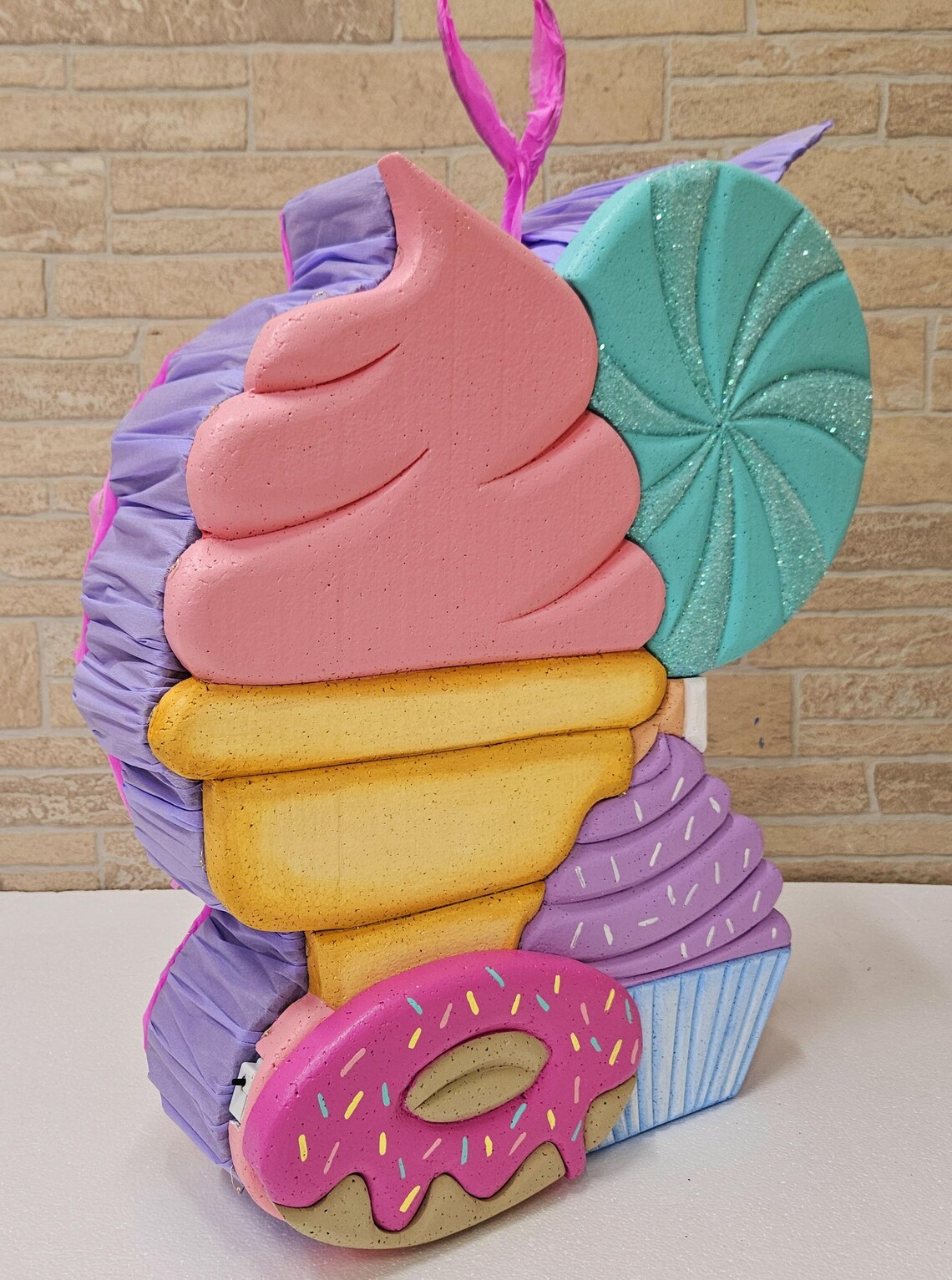 Handmade Candyland Pinata: Candy Sweets, Ice Cream, Lollipops - Etsy