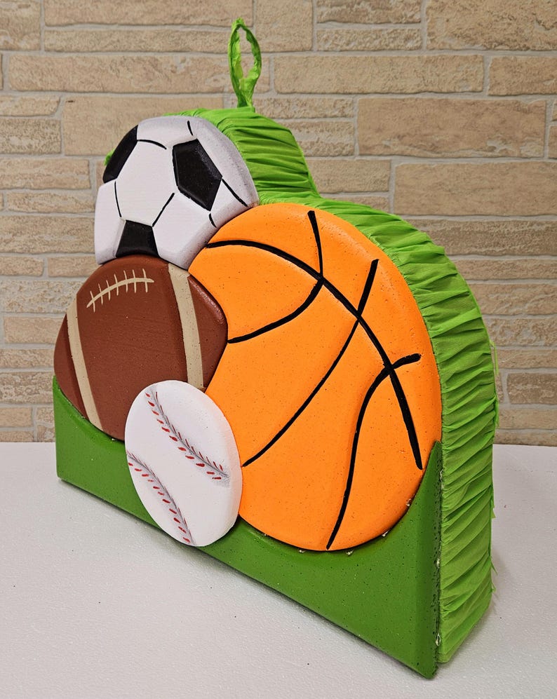 Sports Themed Pinata / Piñata De Deportes - Etsy