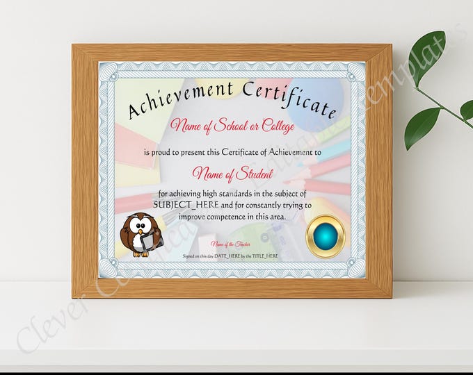 Editable Last Day of School Certificate, End of the Year Awards ...