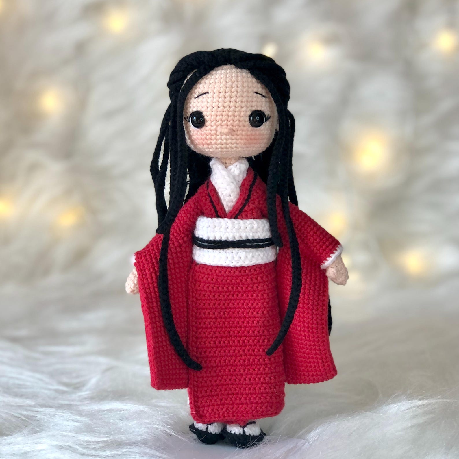 Crochet Aimi the Japanese Geisha Doll – Handmade Amigurumi Plush ...