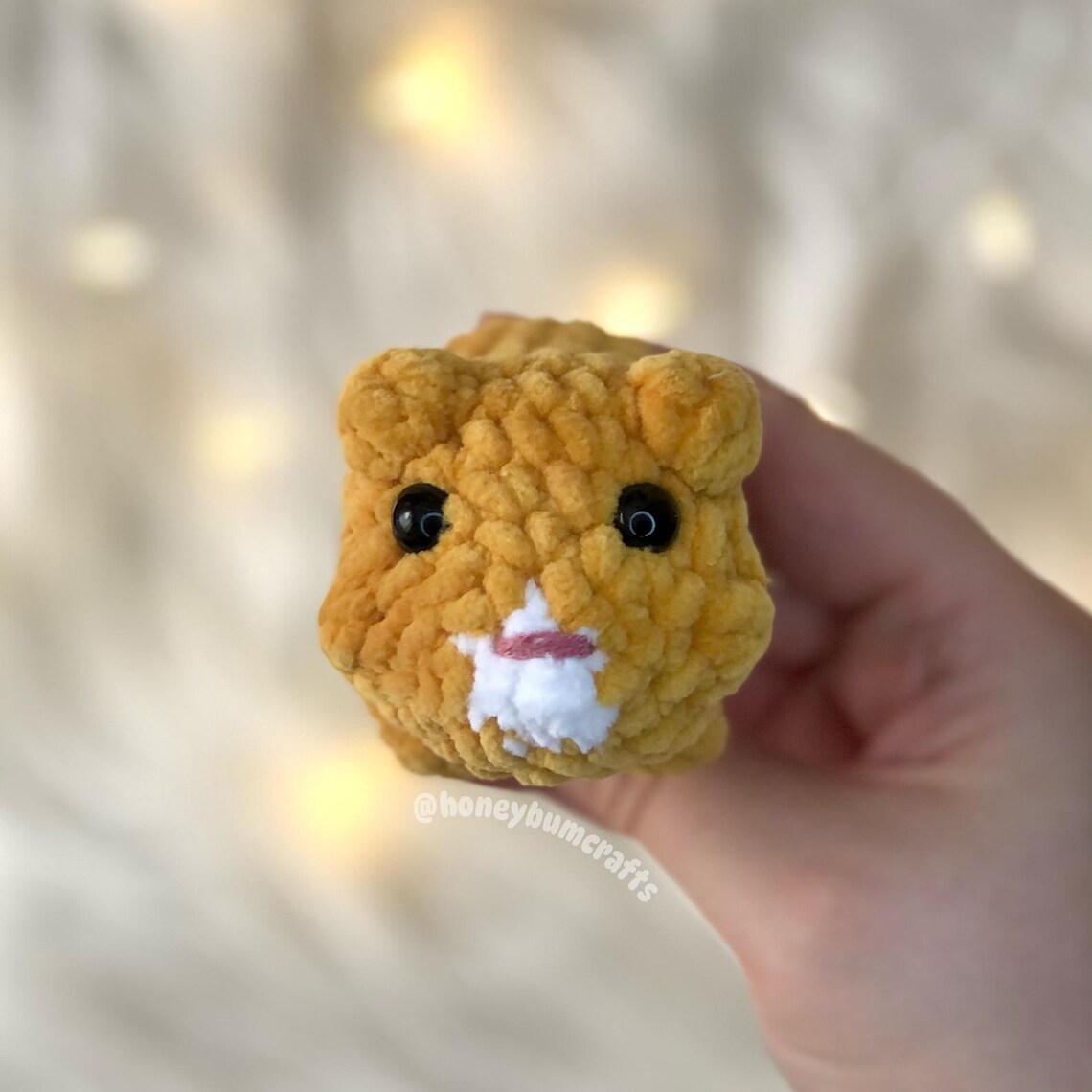 Hamster Amigurumi Plushie, Crochet Hamster, Amigurumi Hamster, Custom ...