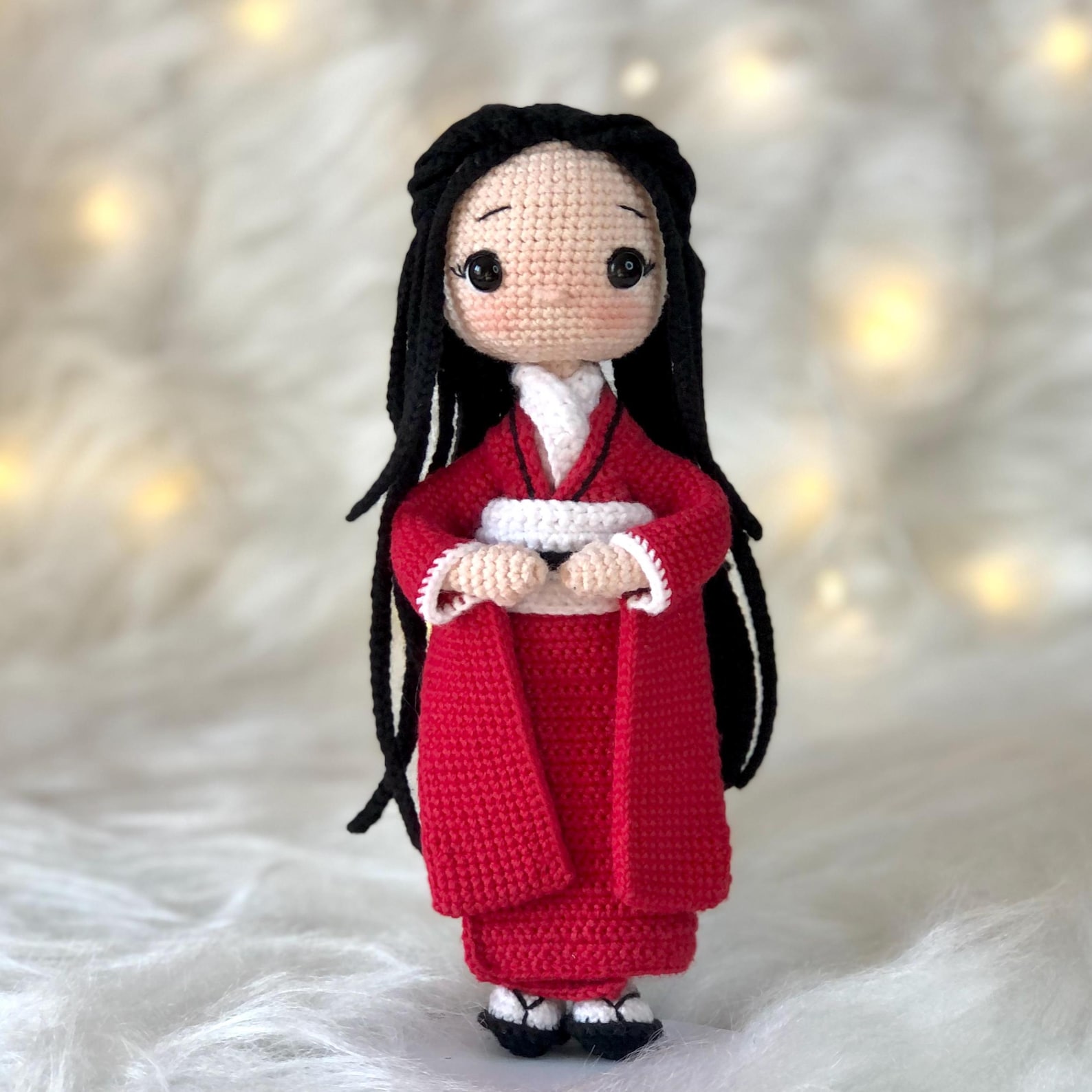 Crochet Aimi the Japanese Geisha Doll – Handmade Amigurumi Plush ...