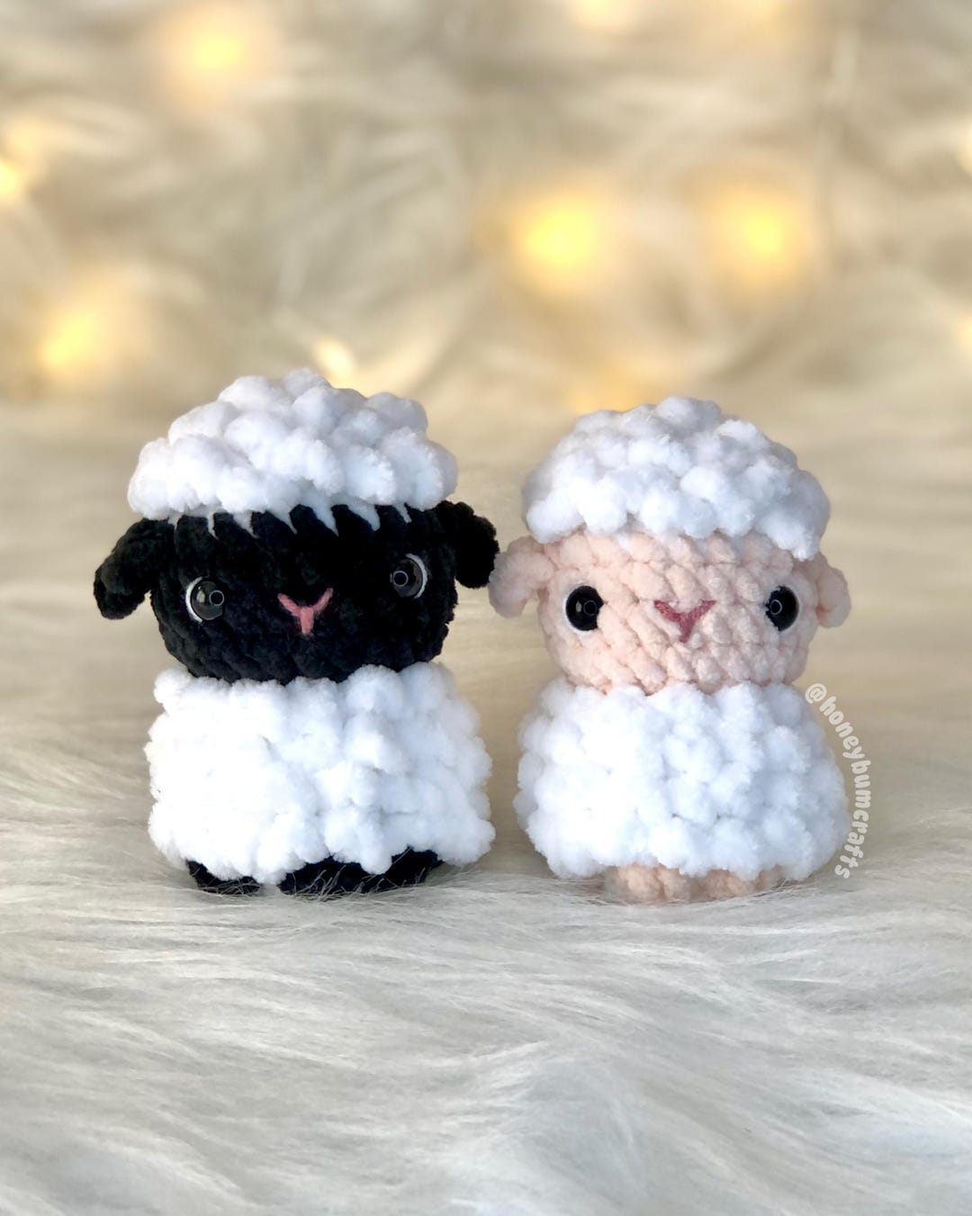 Amigurumi Fluffy Sheep : Crochet Little Lamb Plush, Handmade Toy - Etsy