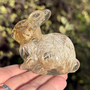 Resin Bunny Figurine | Moss in Resin | Floral Decor | Nature Terrarium ...