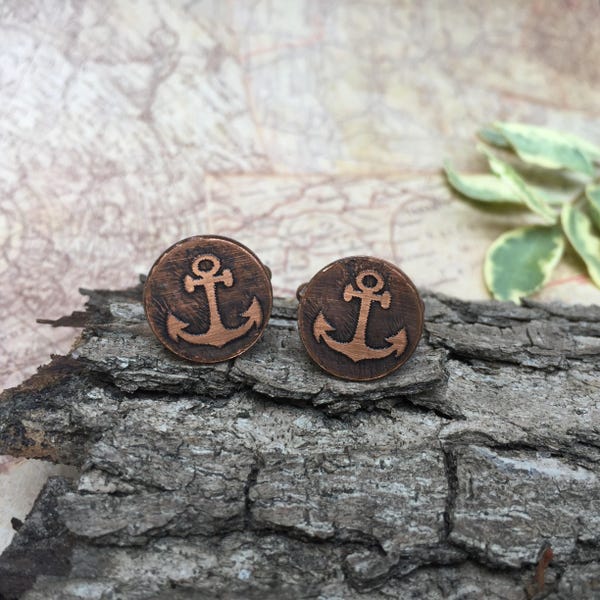 Etched Copper Cuff - Etsy