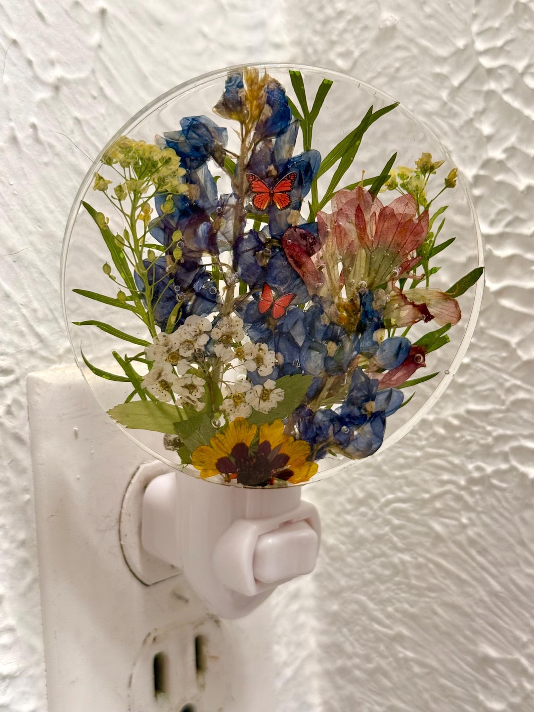 Flower Night Light | Flower Light | Desk Light | Altar Light | Floral ...