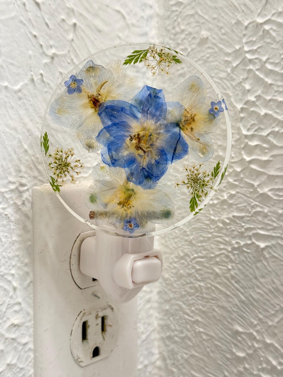Flower Night Light | Flower Light | Desk Light | Altar Light | Floral ...
