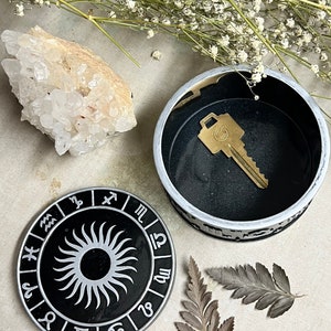 Zodiac Signs Astrology Trinket Box Witchy Altar Decor - Etsy