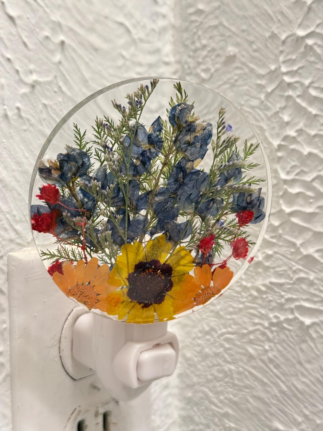 Flower Night Light | Flower Light | Desk Light | Altar Light | Floral ...