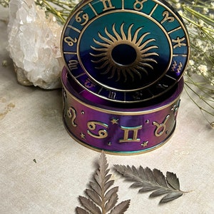 Zodiac Signs Astrology Trinket Box Witchy Altar Decor - Etsy