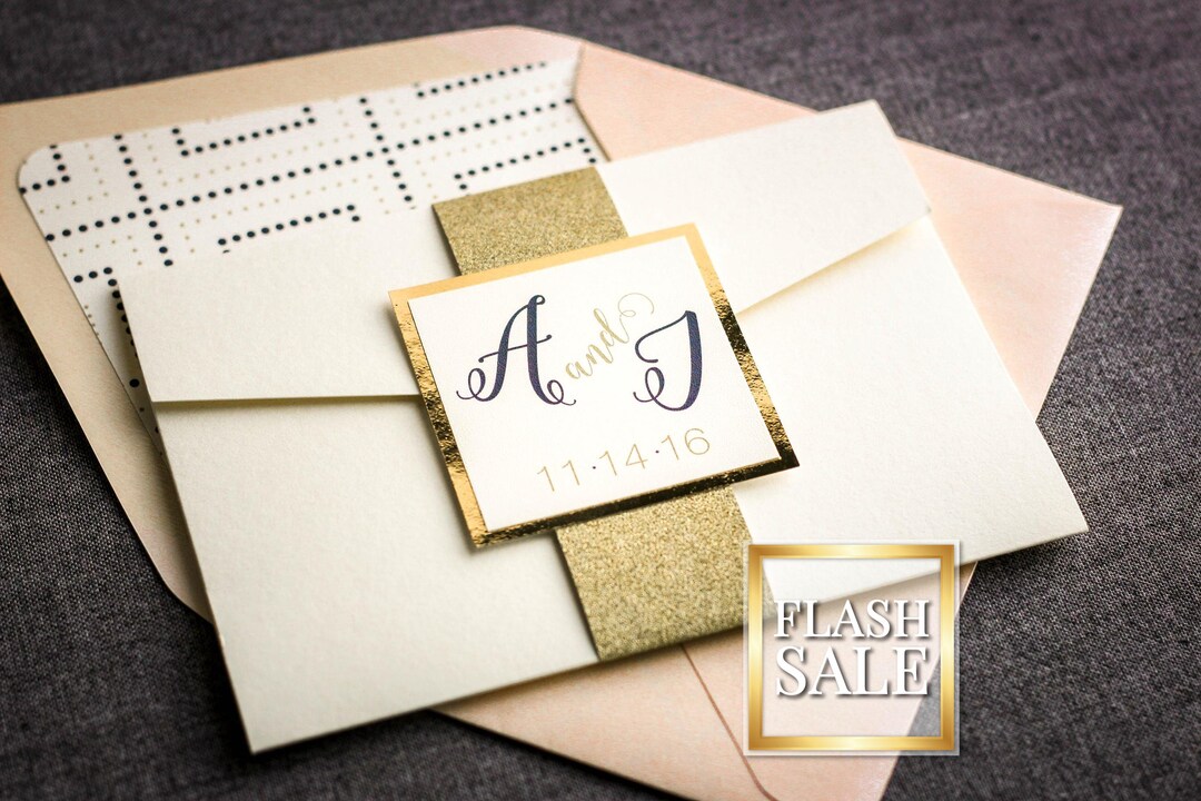 Whimsical Calligraphy Chic Wedding Invitations, Modern Birthday Invite ...