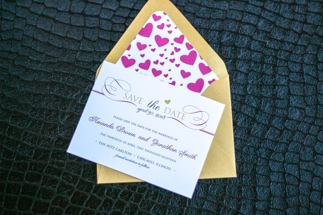 Classic Wedding Save the Dates, Summer Invitations, Valentines Day ...