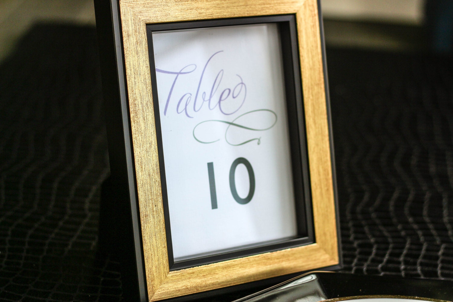 Modern Table Signs Script Table Numbers Special Event Table - Etsy